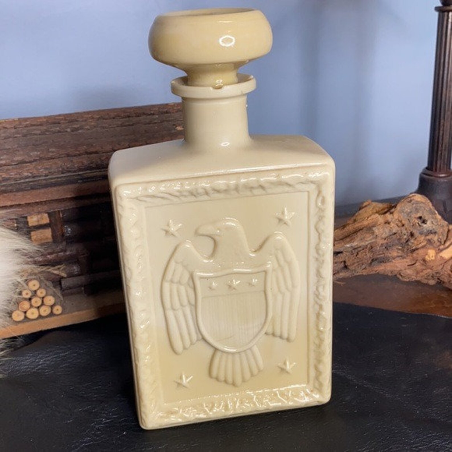 Vintage Americana Decanter Bottle Patrick Henry by George Mills J.W ...