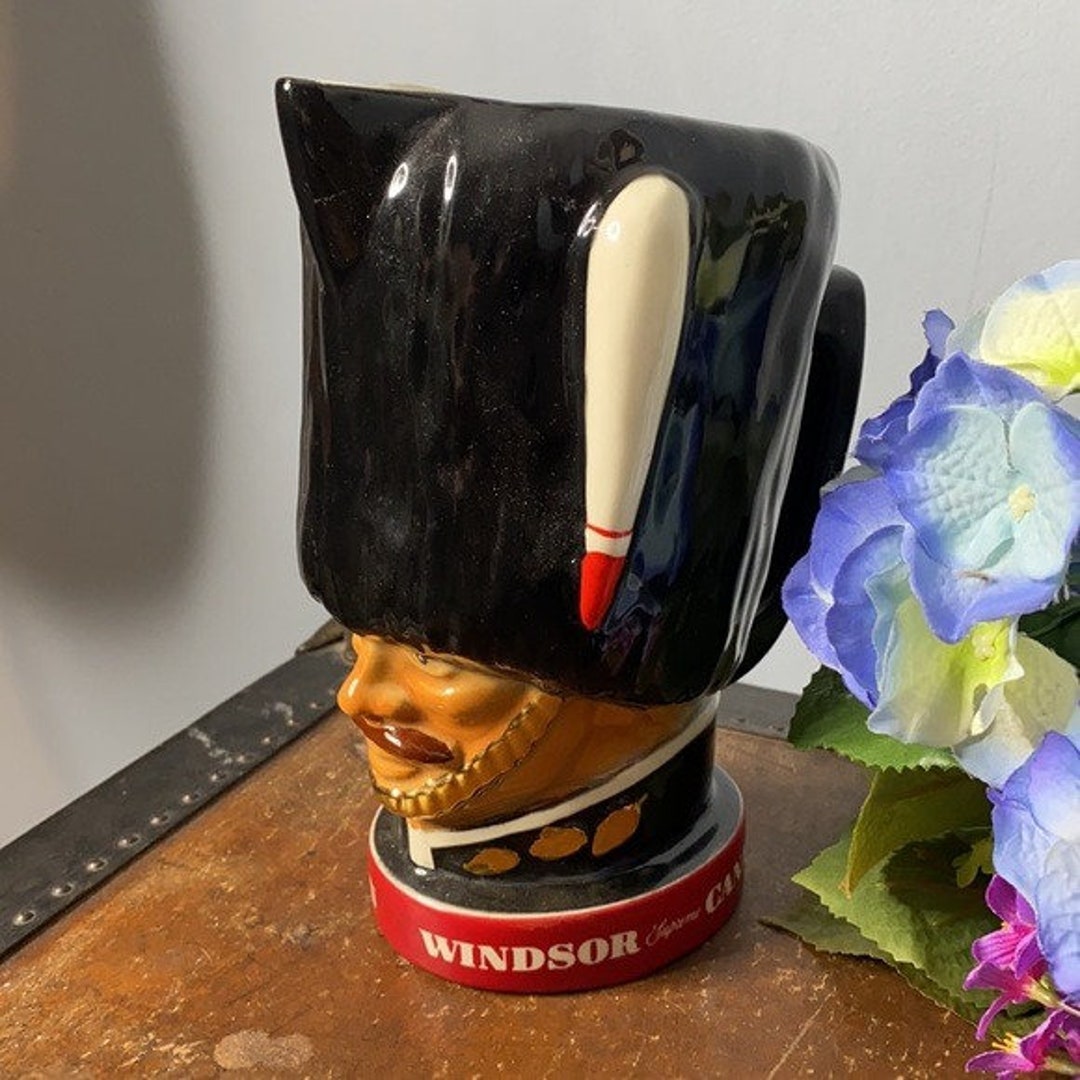 Vintage Canadian Whisky Pub Jug Mug - Windsor Supreme Royal Guard ...