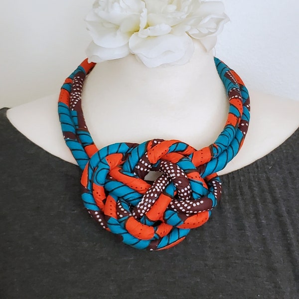 Ankara Necklace - Etsy