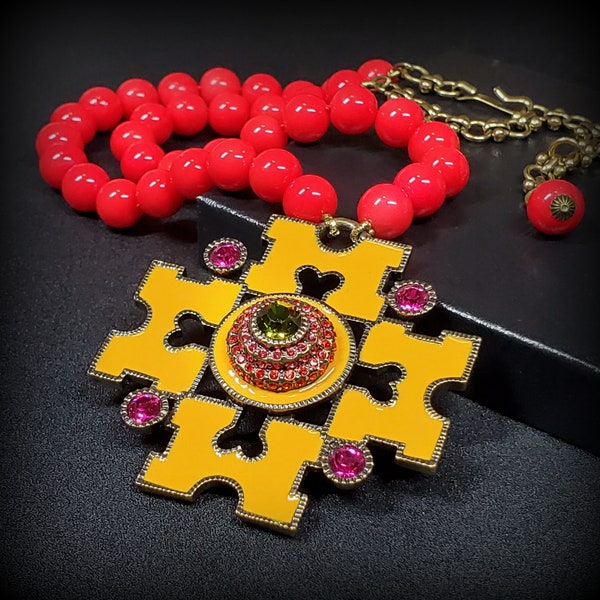 Heidi Daus Cross Necklace - Etsy