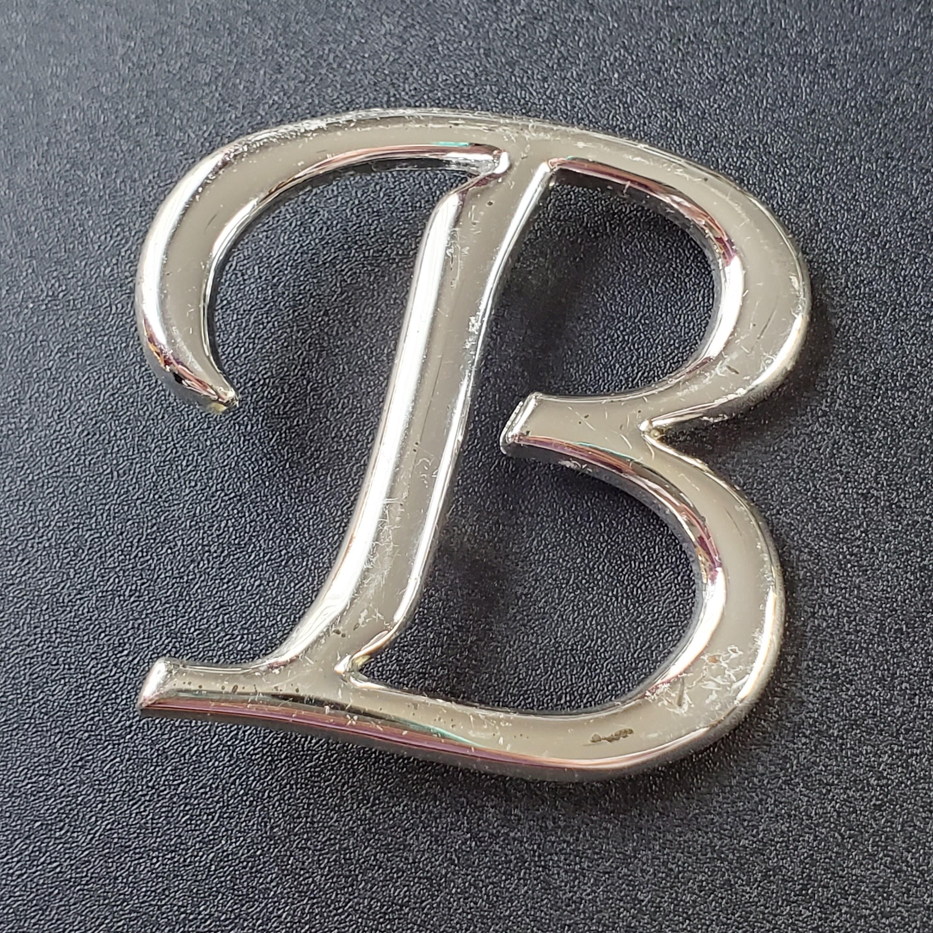 B Letter brooch Alphabet B pin Vintage initial brooch pin | Etsy