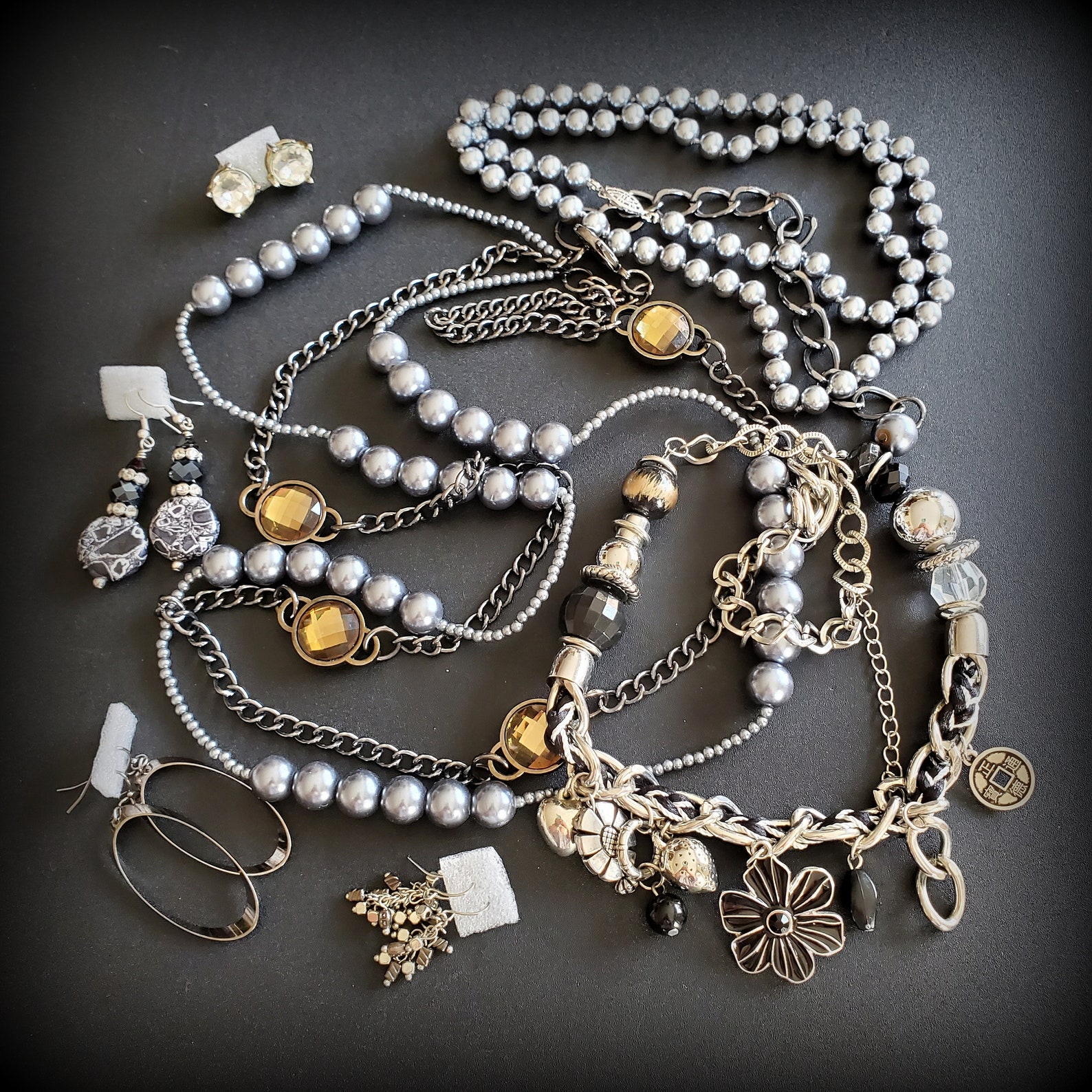 Vintage Jewelry Lot, Wearable Mixed Vintage to Now Jewelry Lot - Etsy