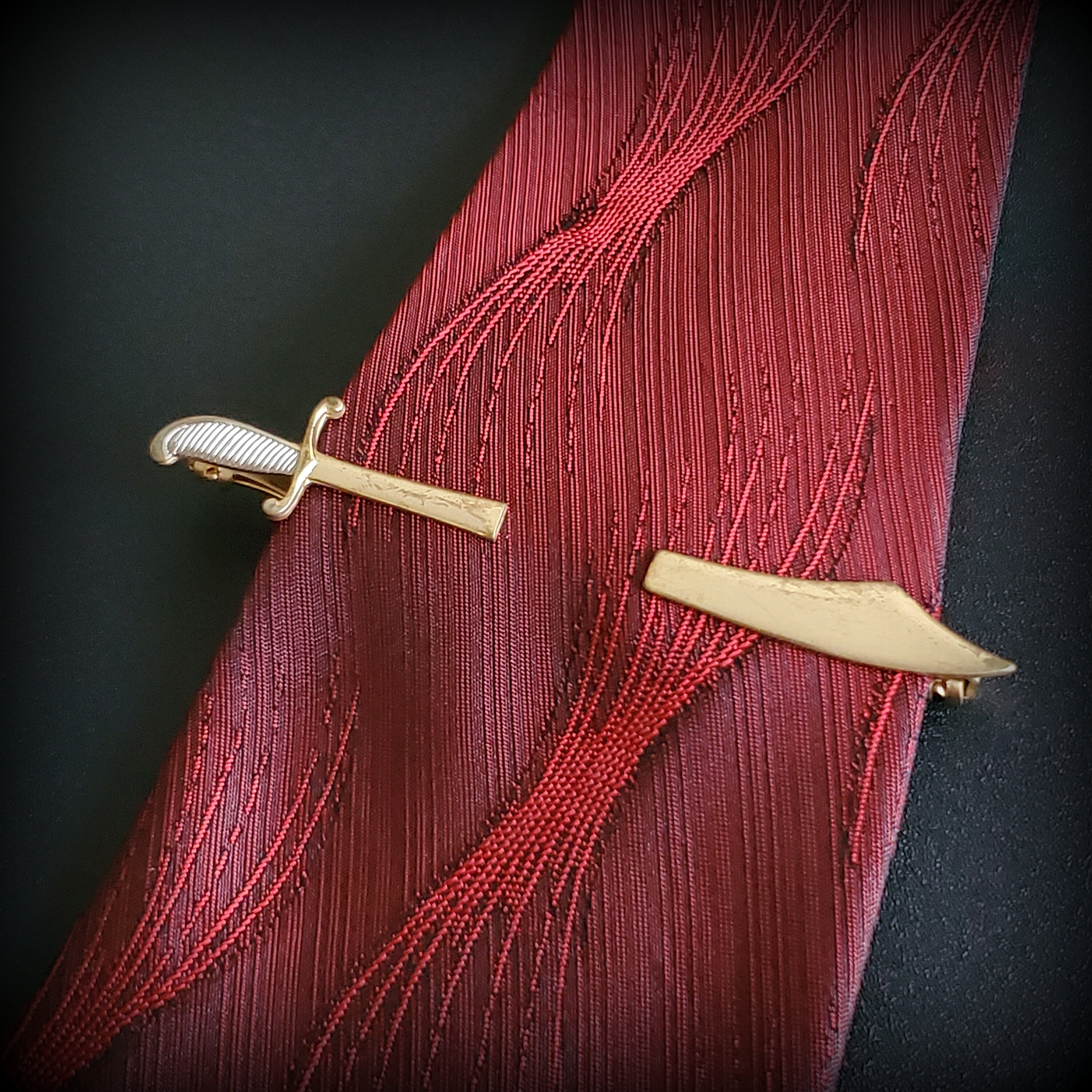 Vintage Anson Tie Bar, 1950s Sword Tie Clip - Etsy