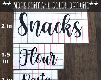 Pantry Custom Labels | Etsy