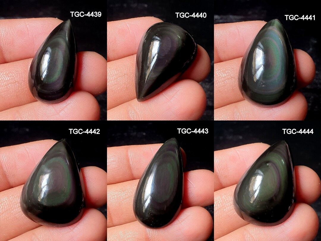 Rainbow Eye Obsidian - AAA+ Quality Rainbow Eye Obsidian Gemstone ...