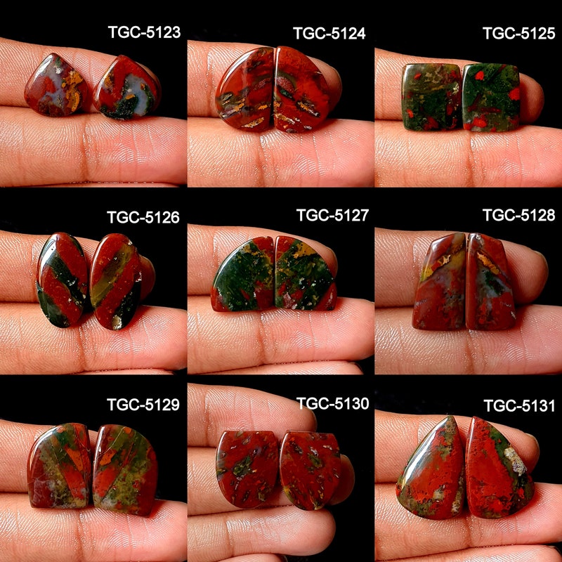 Bloodstone Jewelry - Etsy