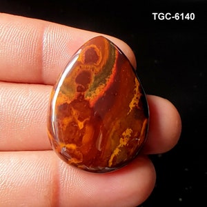 Elegant Outback Jasper Stone - Natural Outback Jasper Gemstone - Flat ...