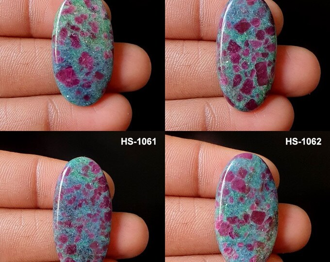 Agreeable Ruby Kyanite Cabochon Natural Ruby Kyanite Gemstone Ruby ...