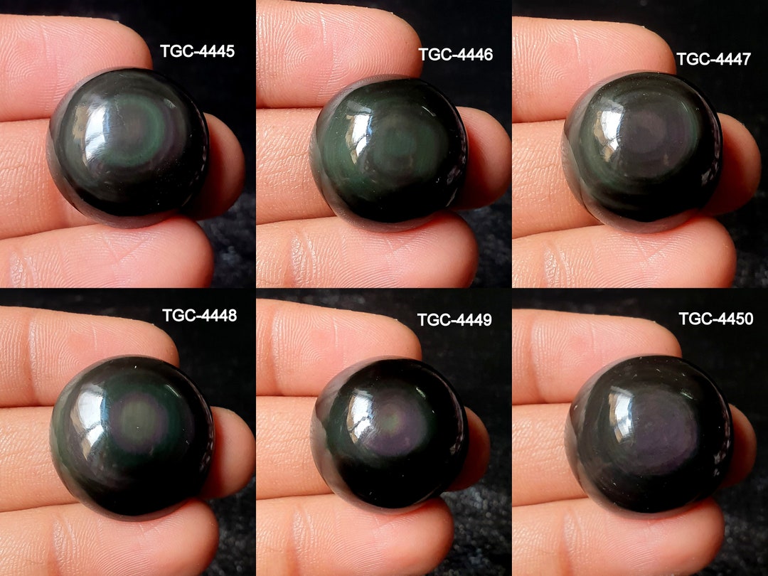 Rainbow Eye Obsidian - AAA+ Quality Rainbow Eye Obsidian Gemstone ...