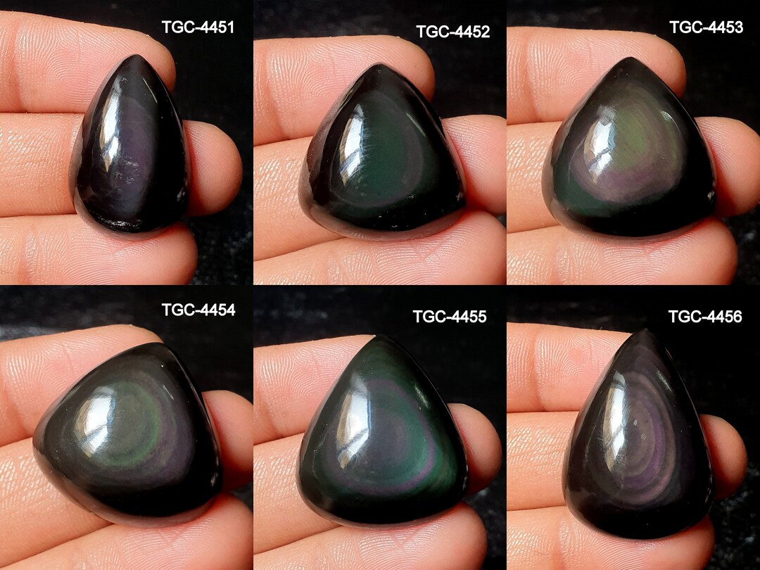 Rainbow Eye Obsidian - AAA+ Quality Rainbow Eye Obsidian Gemstone ...
