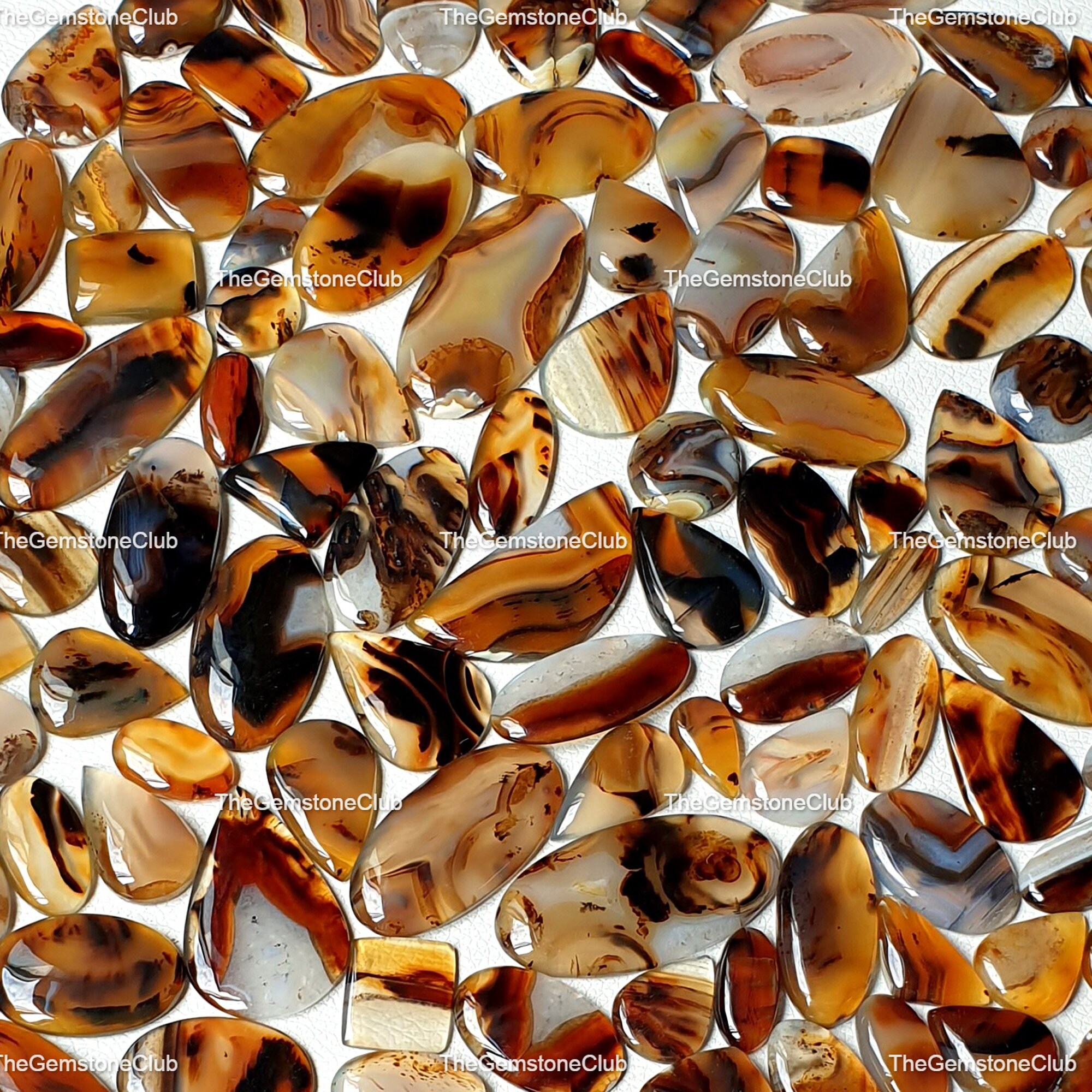 Bulk Montana Agate Lot Yellow Montana Agate Cabochon Lot | Etsy