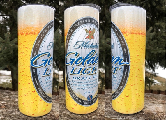 Golden Light Beer Tumbler | Etsy