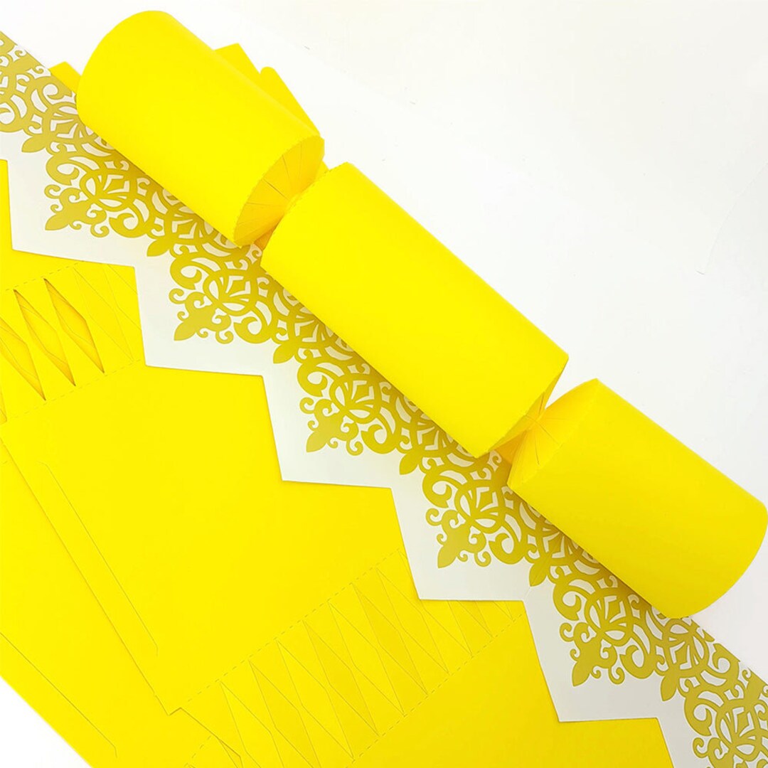 Bright Yellow Cracker Making DIY Craft Kits Make Your Own Eco ...