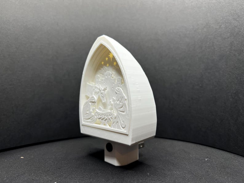 Christmas Nativity Night Light Decoration - Etsy