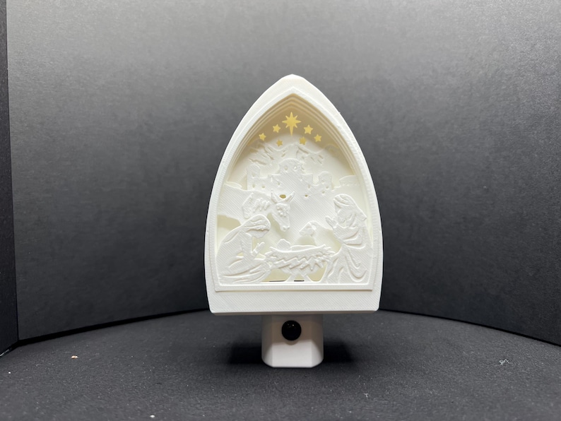 Christmas Nativity Night Light Decoration - Etsy
