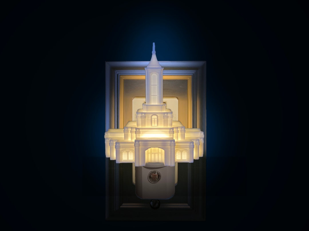 Moses Lake Washington Temple Night Light (plug-in, LED) - Etsy