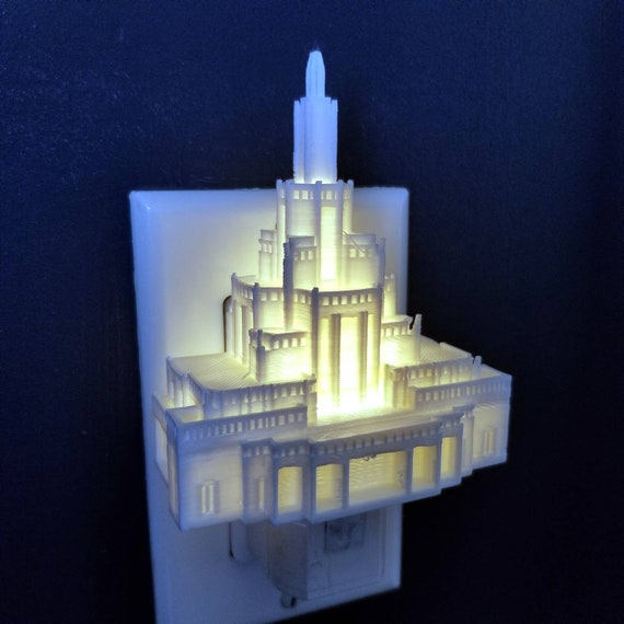 Phoenix Arizona LDS Temple Night Light Plug-in LED | Etsy