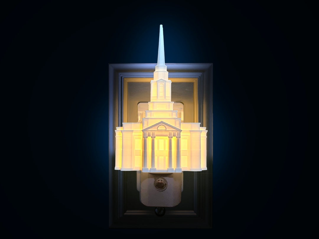 Richmond Virginia LDS Temple Night Light (plug-in, LED): Gift - Etsy
