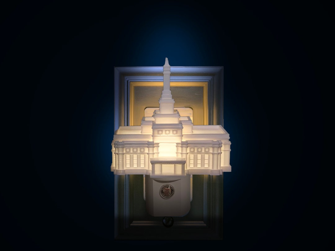 Asunción Paraguay Temple Night Light (plug-in, LED) - Etsy