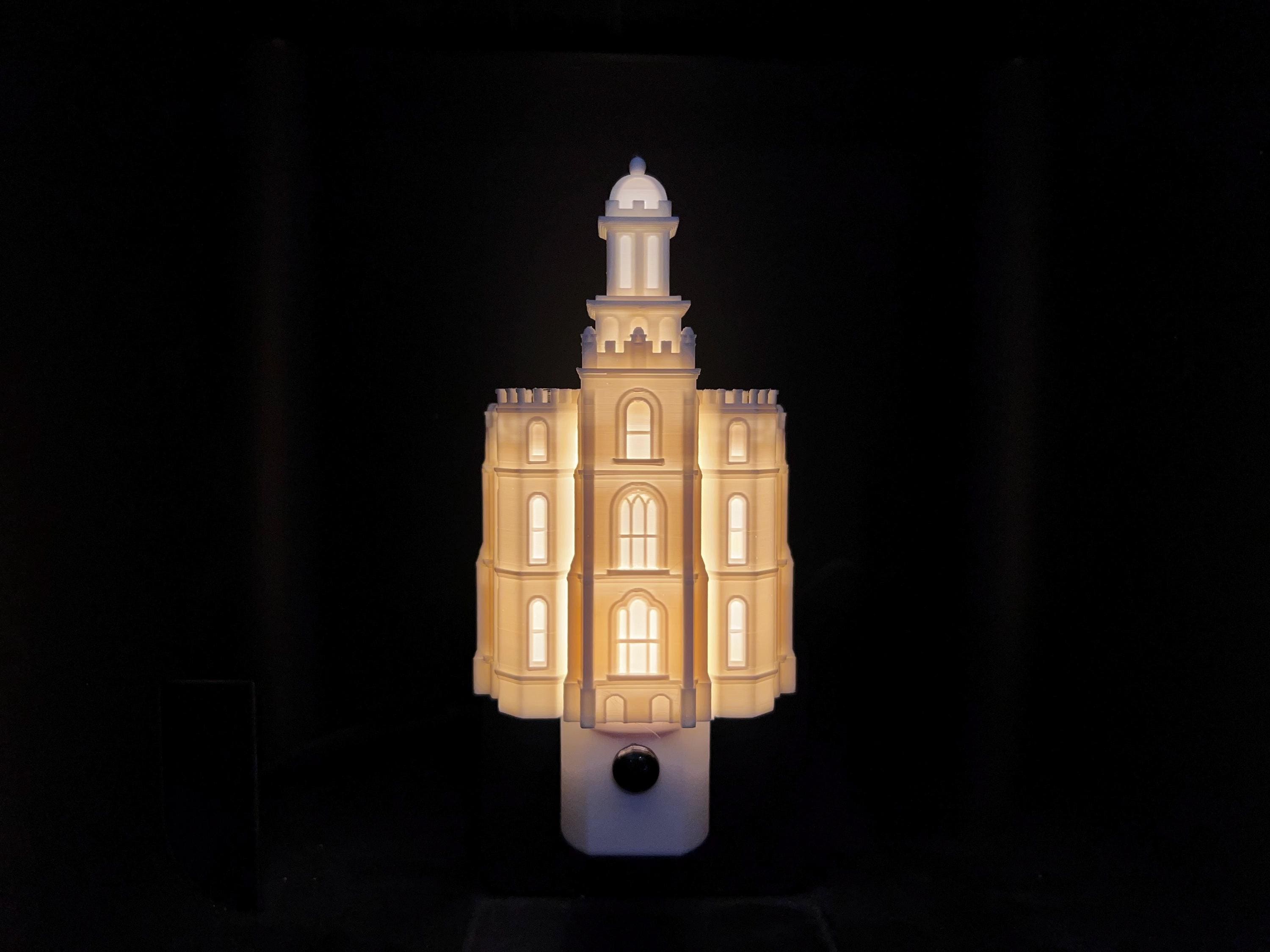 Logan Utah Temple Night Light - Etsy