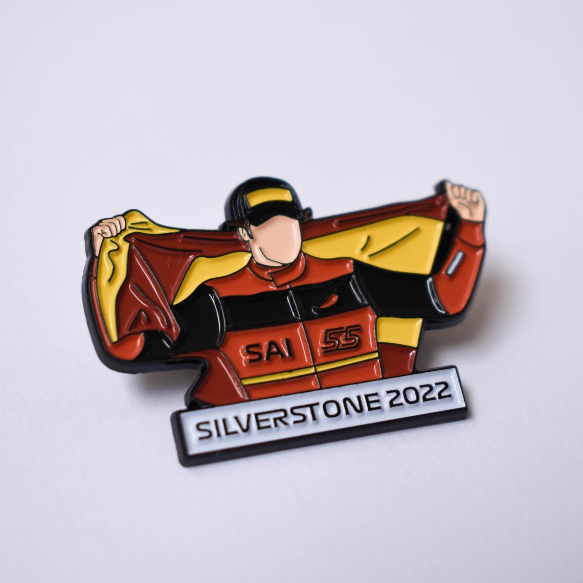 Carlos Sainz F1 Silverstone 2022 Soft Enamel Pin - Etsy
