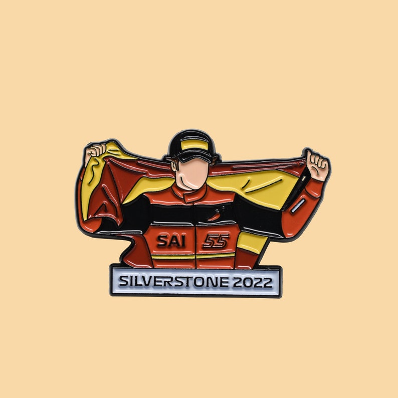 Carlos Sainz F1 Silverstone 2022 Soft Enamel Pin - Etsy