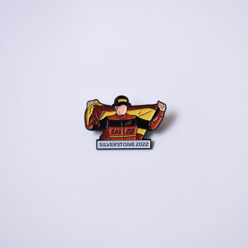 Carlos Sainz F1 Silverstone 2022 Soft Enamel Pin - Etsy