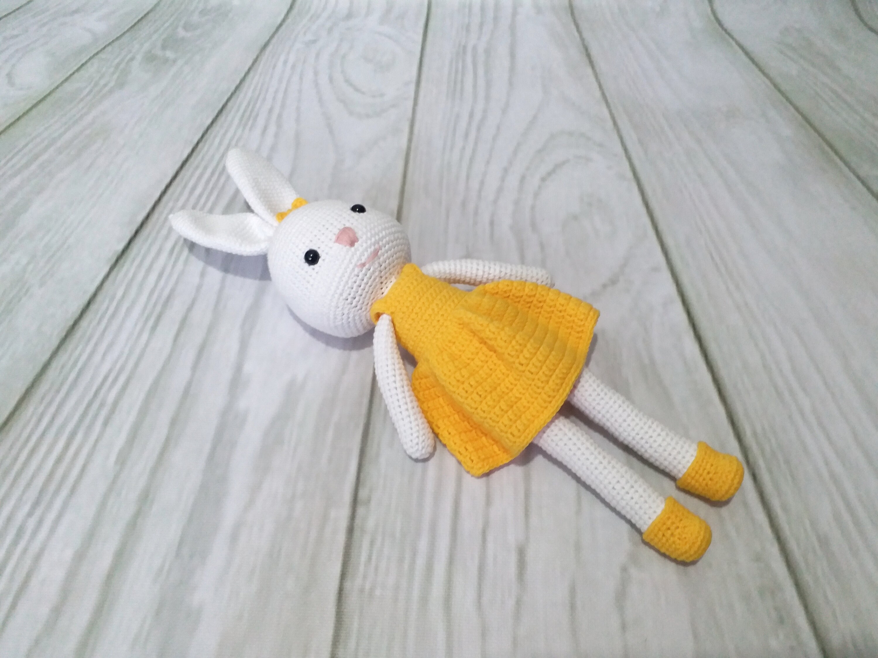 Toy Rabbit Knitted Toy Rabbit Crochet Bunny Amigurumi Bunny | Etsy