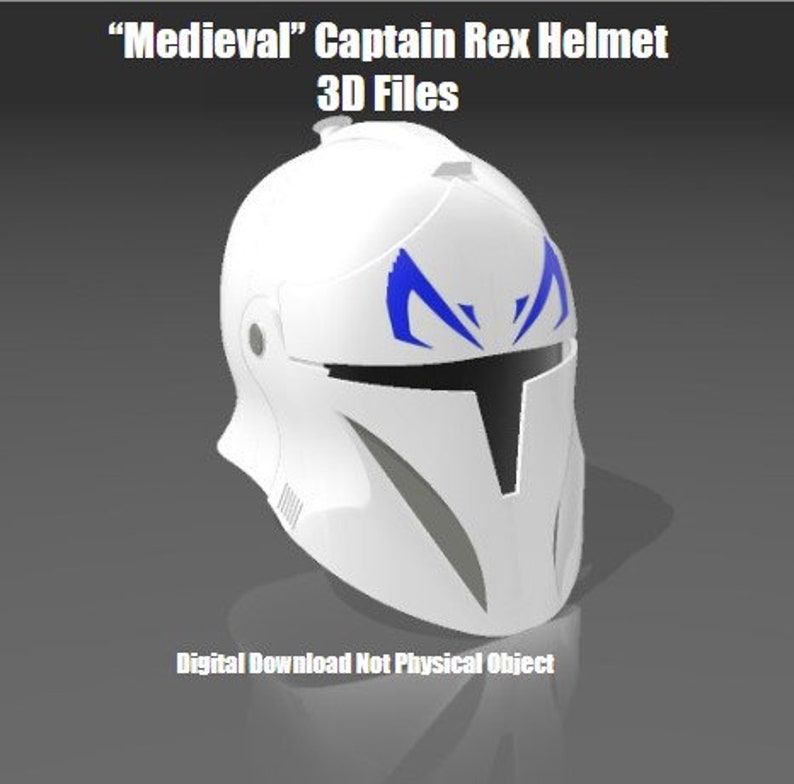 Medieval Captain Rex Helmet 3D Files3mf - Etsy