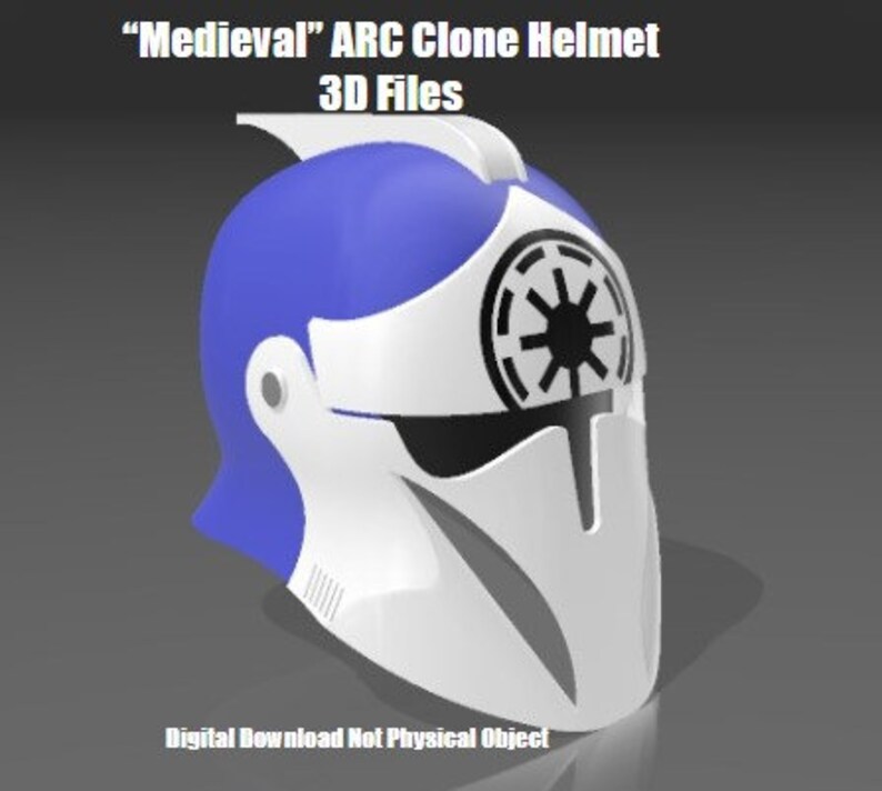 Medieval ARC Clone Trooper Helmet 3D Files3mf - Etsy