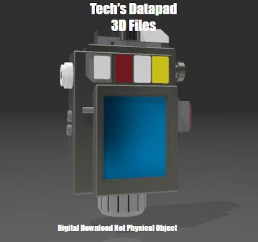 Tech's Datapad 3D Files(3mf) - Etsy