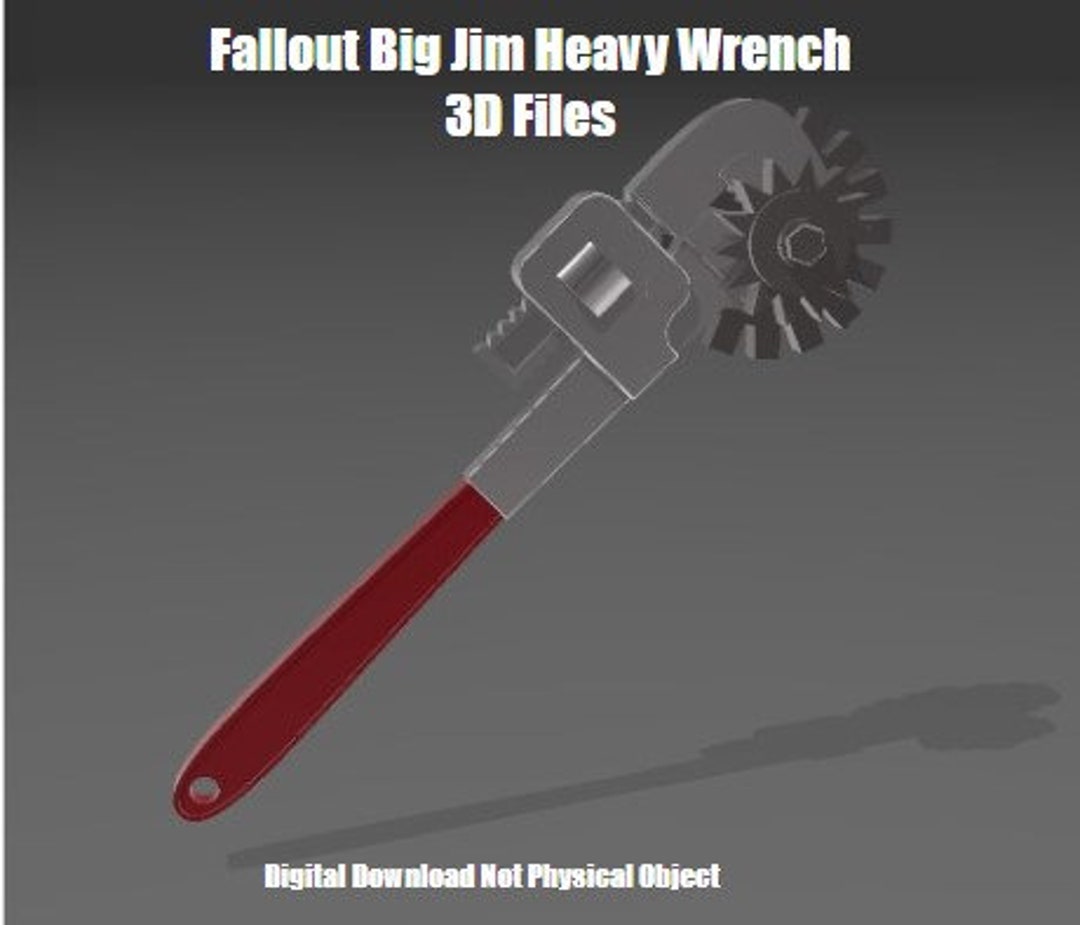 Fallout Big Jim Heavy Wrench 3D Files(3mf) - Etsy
