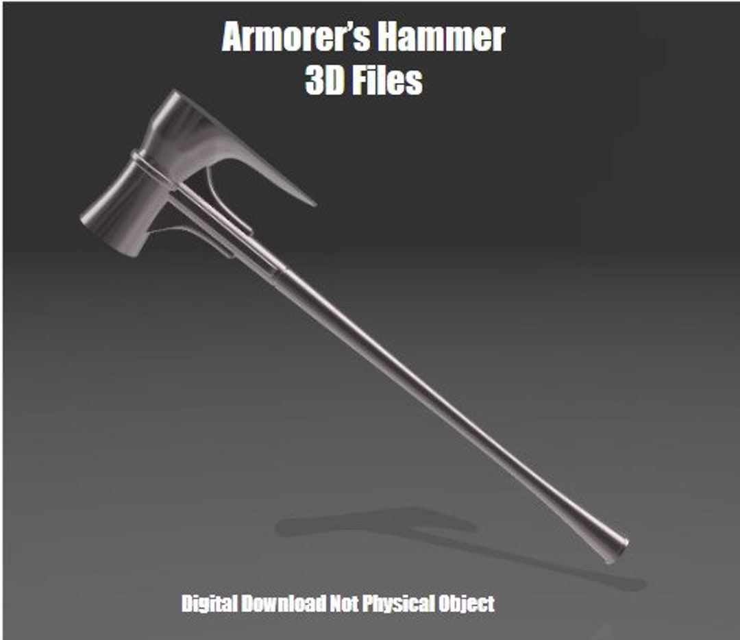 Armorer's Hammer 3D Files(3mf) - Etsy