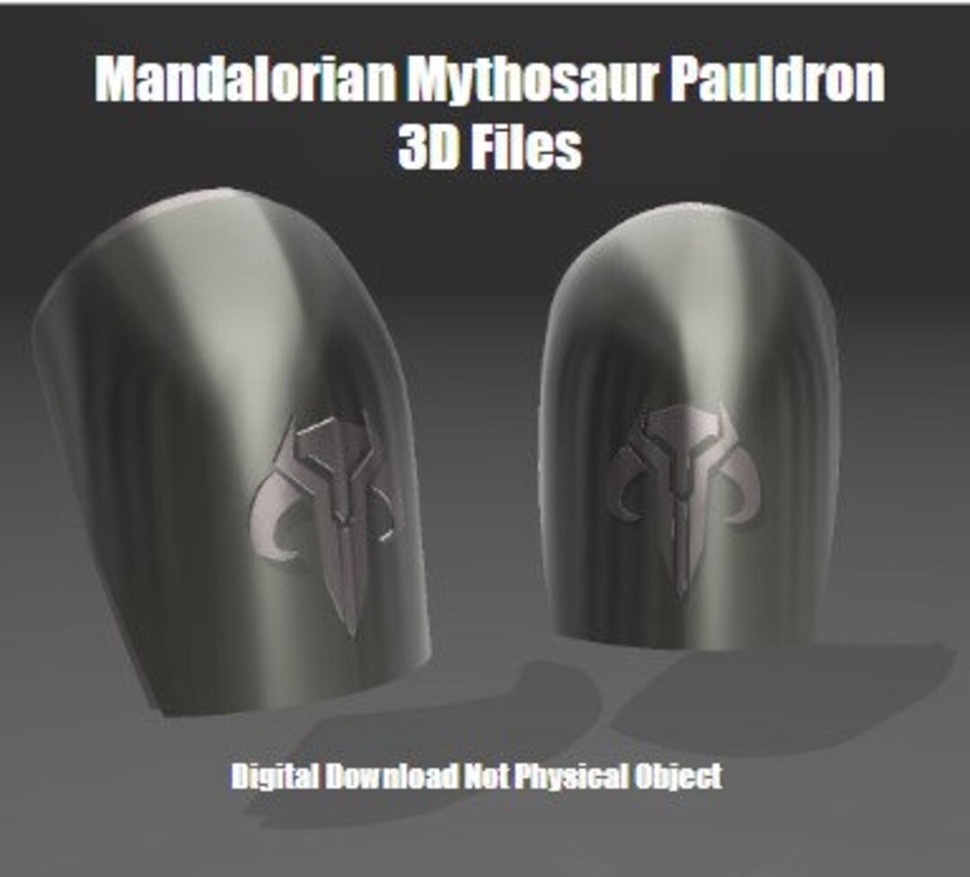 Mandalorian Mythosaur Pauldron 3D Files(3mf) - Etsy Canada
