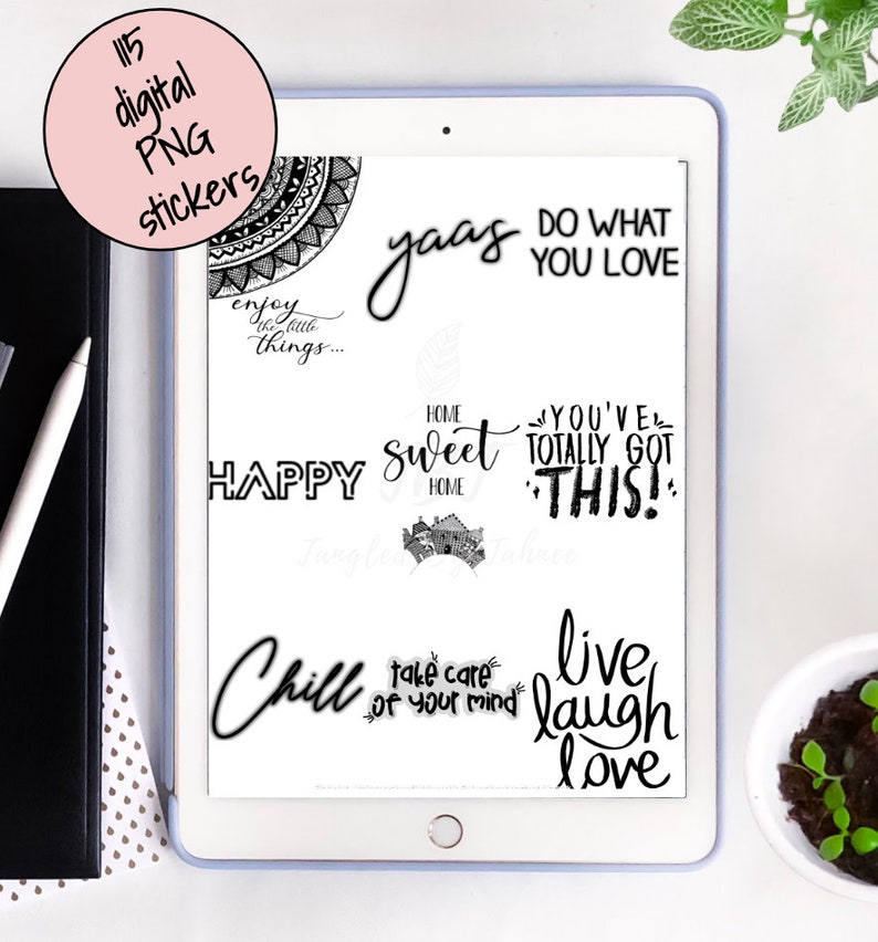 Motivational Quotes Digital Stickers Precropped Digital | Etsy