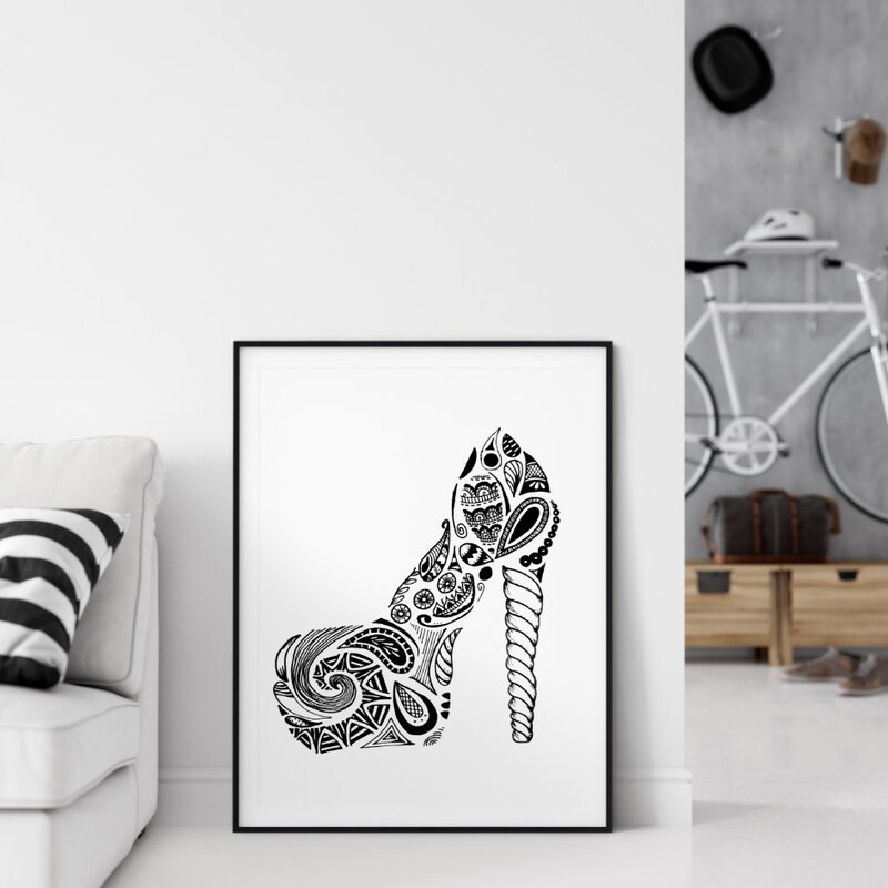 Zentangle Shoes - Etsy
