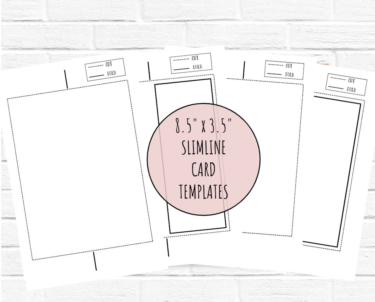Mega Card Bundle. 5x7 and 4x6 Card Templates, C6 and A7 Envelopes ...