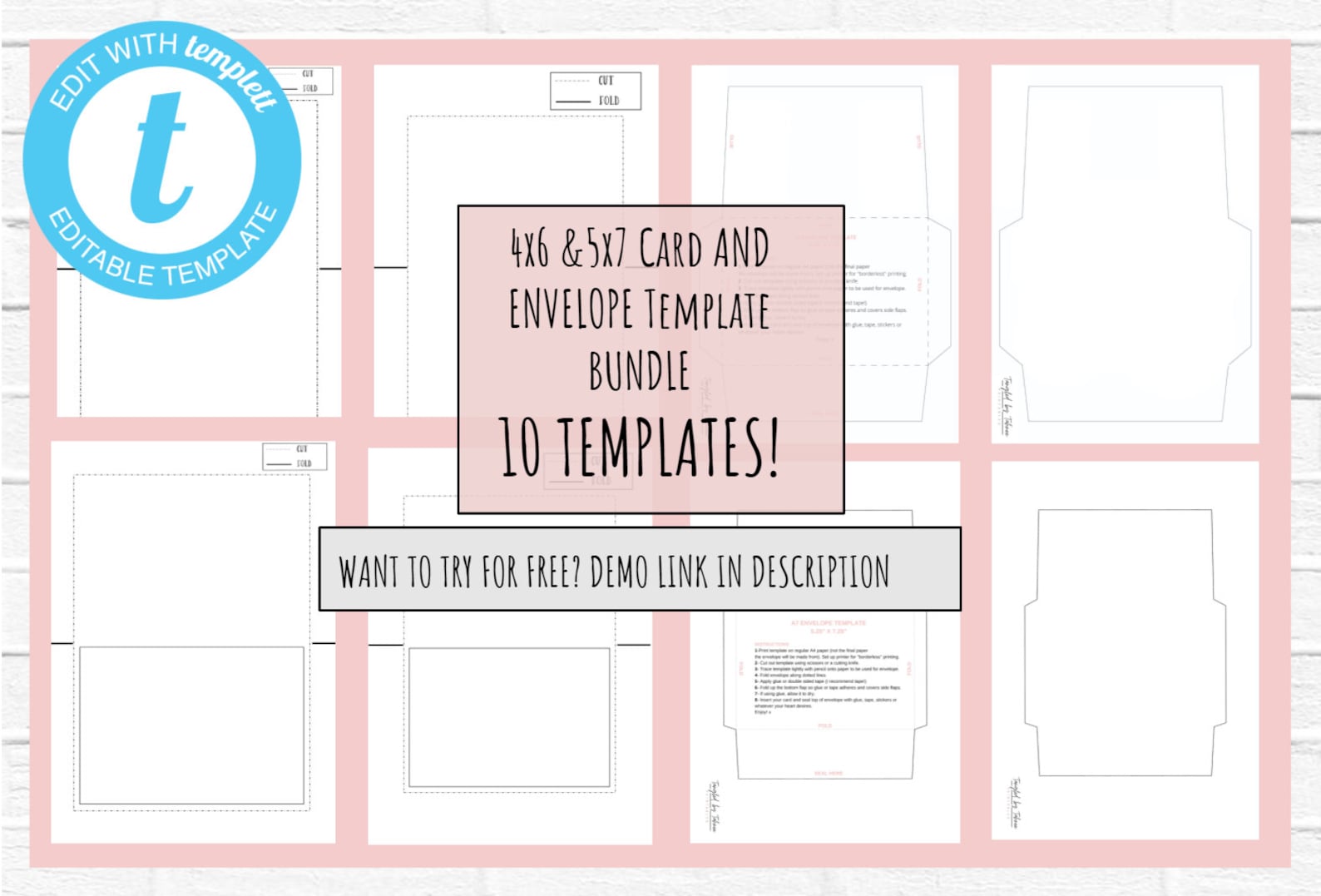 Foldable Cards 5x7 and 4x6 Vertical - Etsy