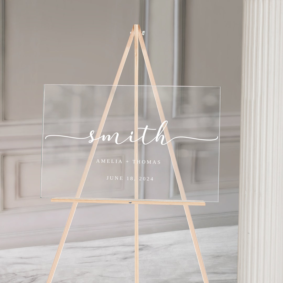 Personalised Last Name Welcome Sign Template, Vinyl Decal Sticker for ...