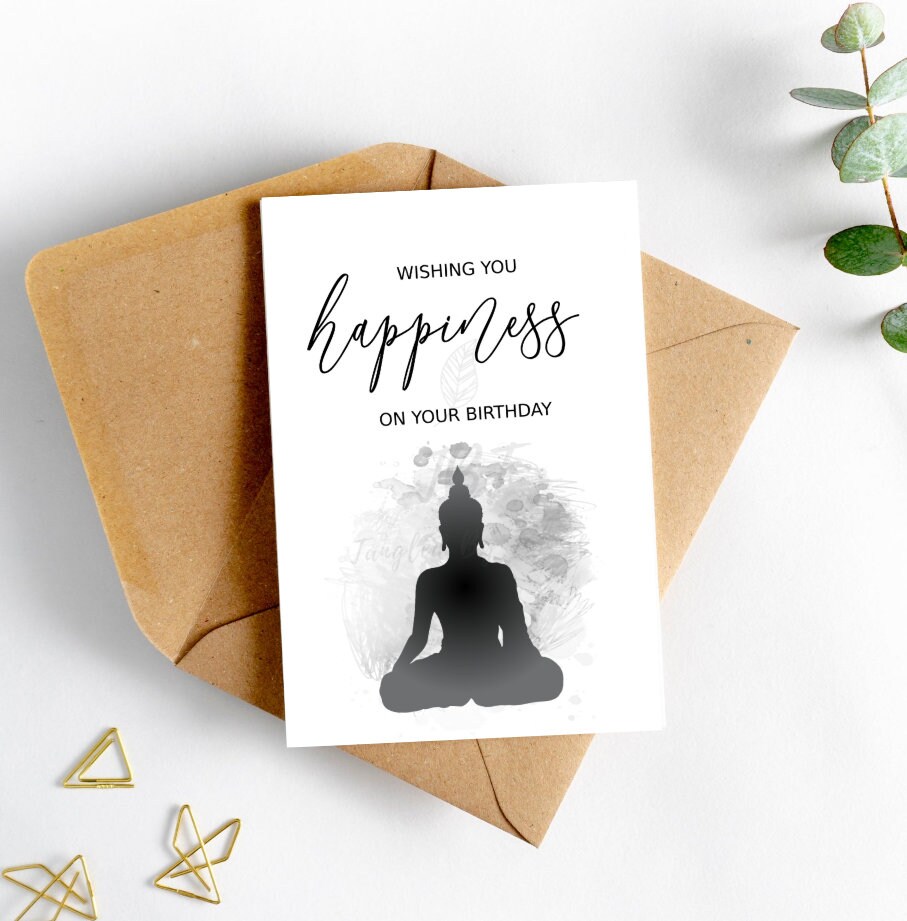 Happy Birthday Card Buddha Birthday Card INSTANT DOWNLOAD or - Etsy UK