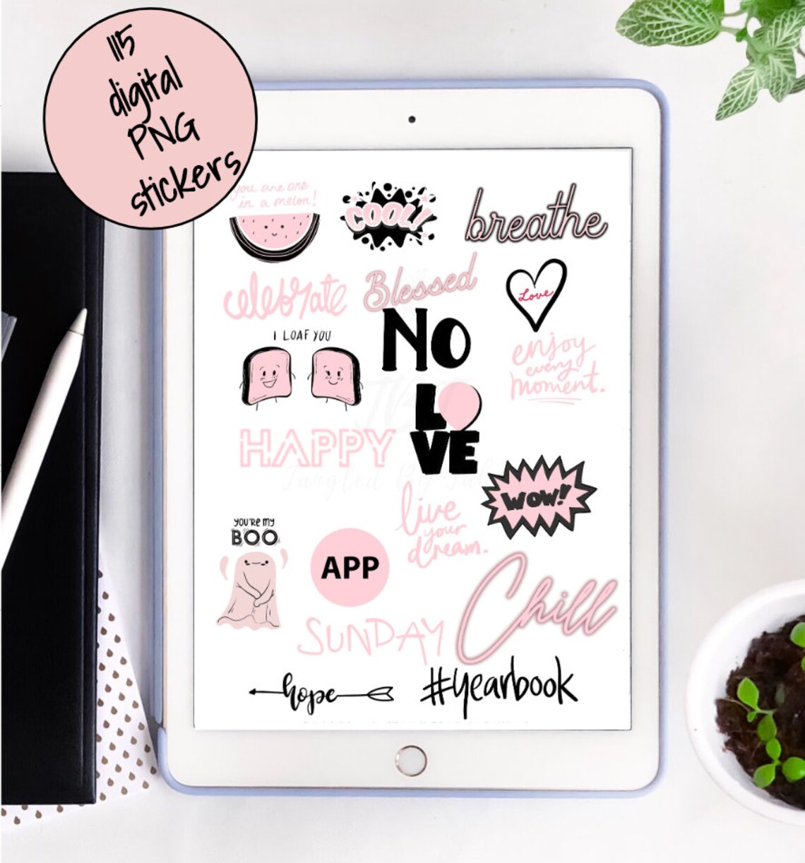 Motivational Quotes Digital Stickers Precropped Digital | Etsy