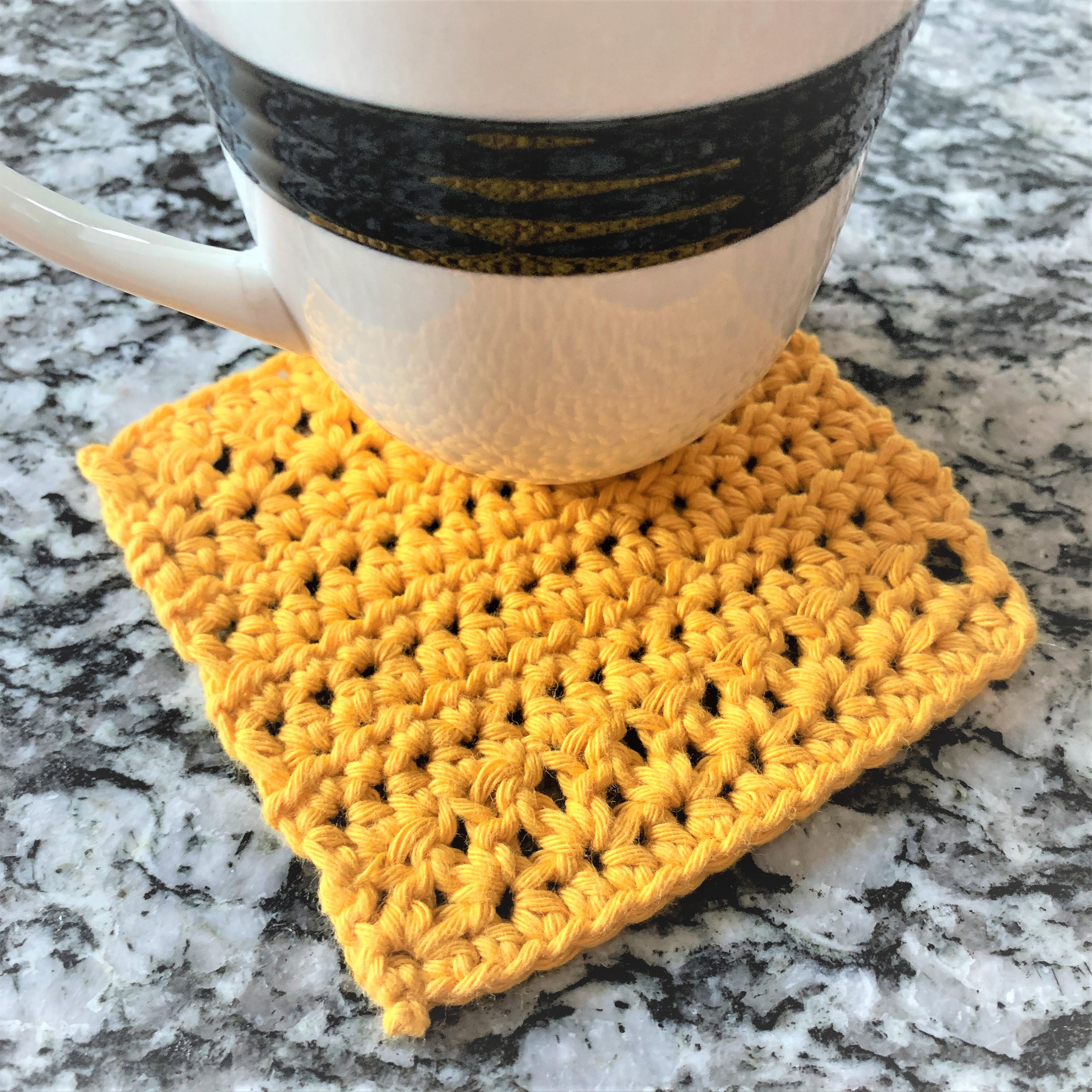 Rays of Sunshine Coaster Crochet Pattern - Etsy