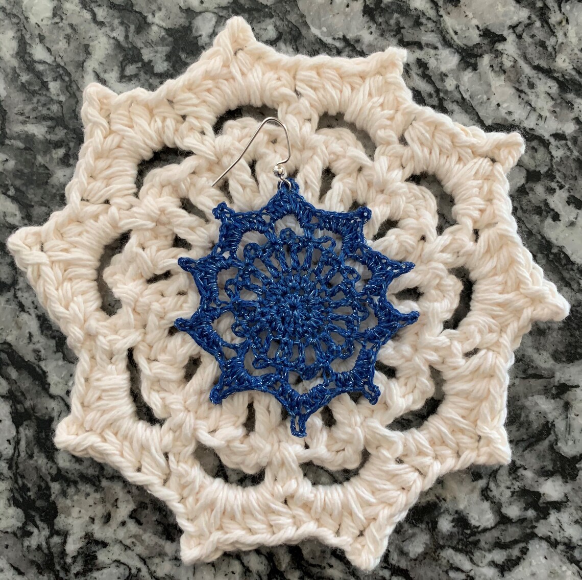 Zeta Snowflake Crochet PATTERN Crochet Ornament Pattern - Etsy