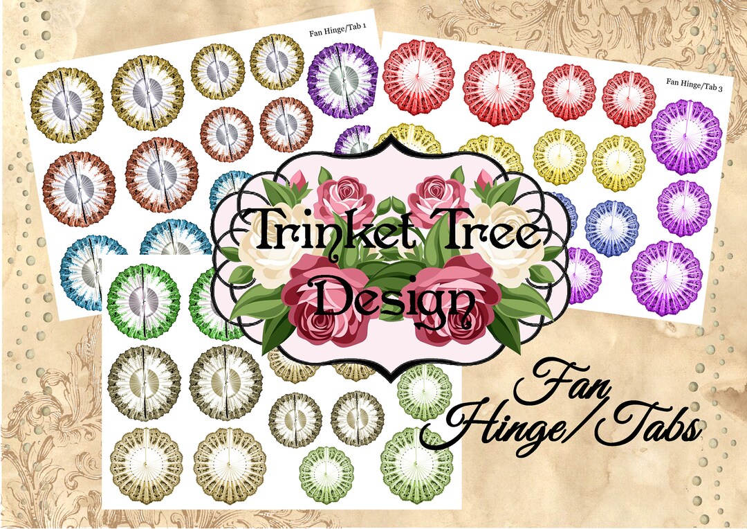 Fan Hinge/tabs - Etsy