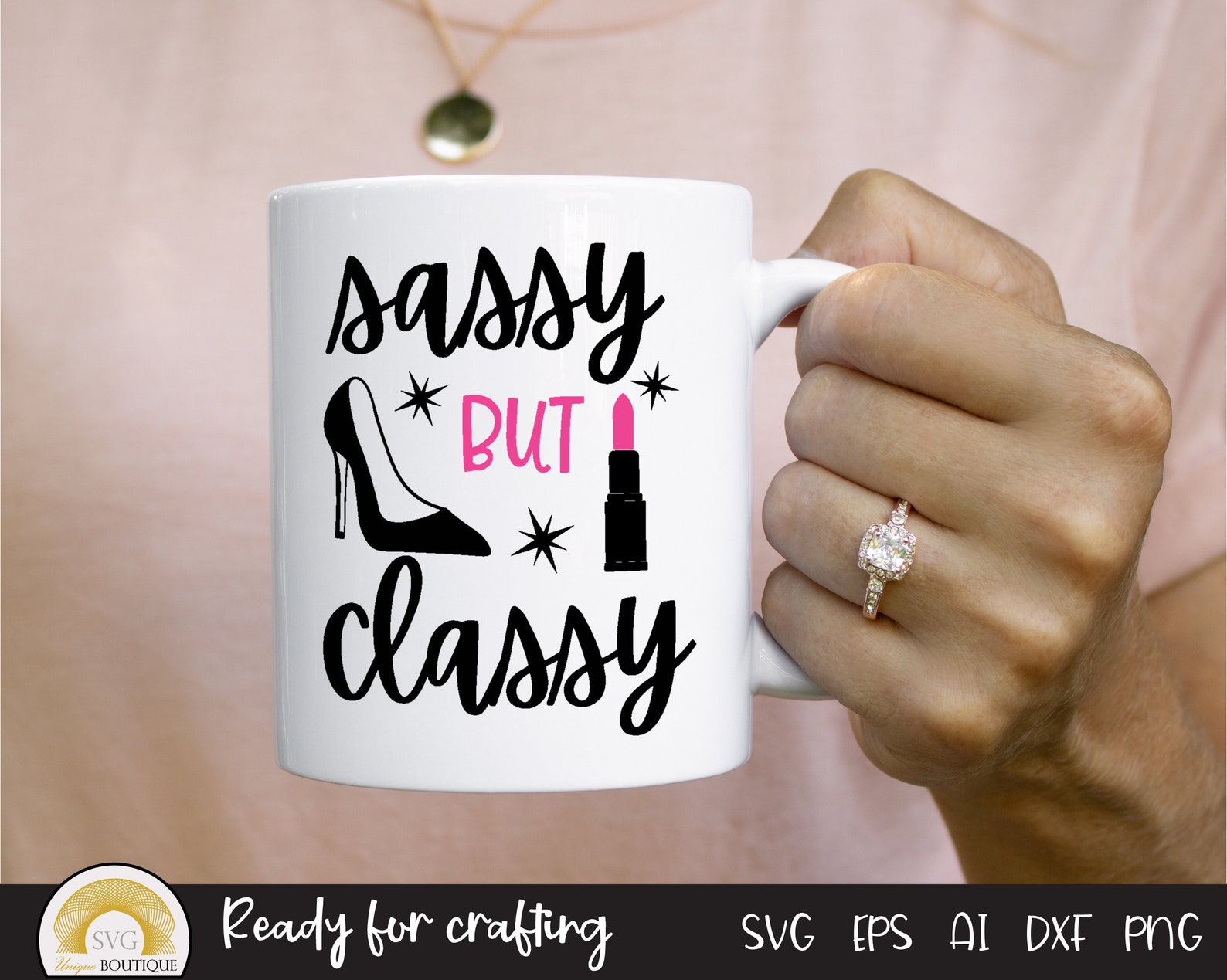 Makeup Quotes Svg Sassy but Classy Girl Svg Svg Files for - Etsy