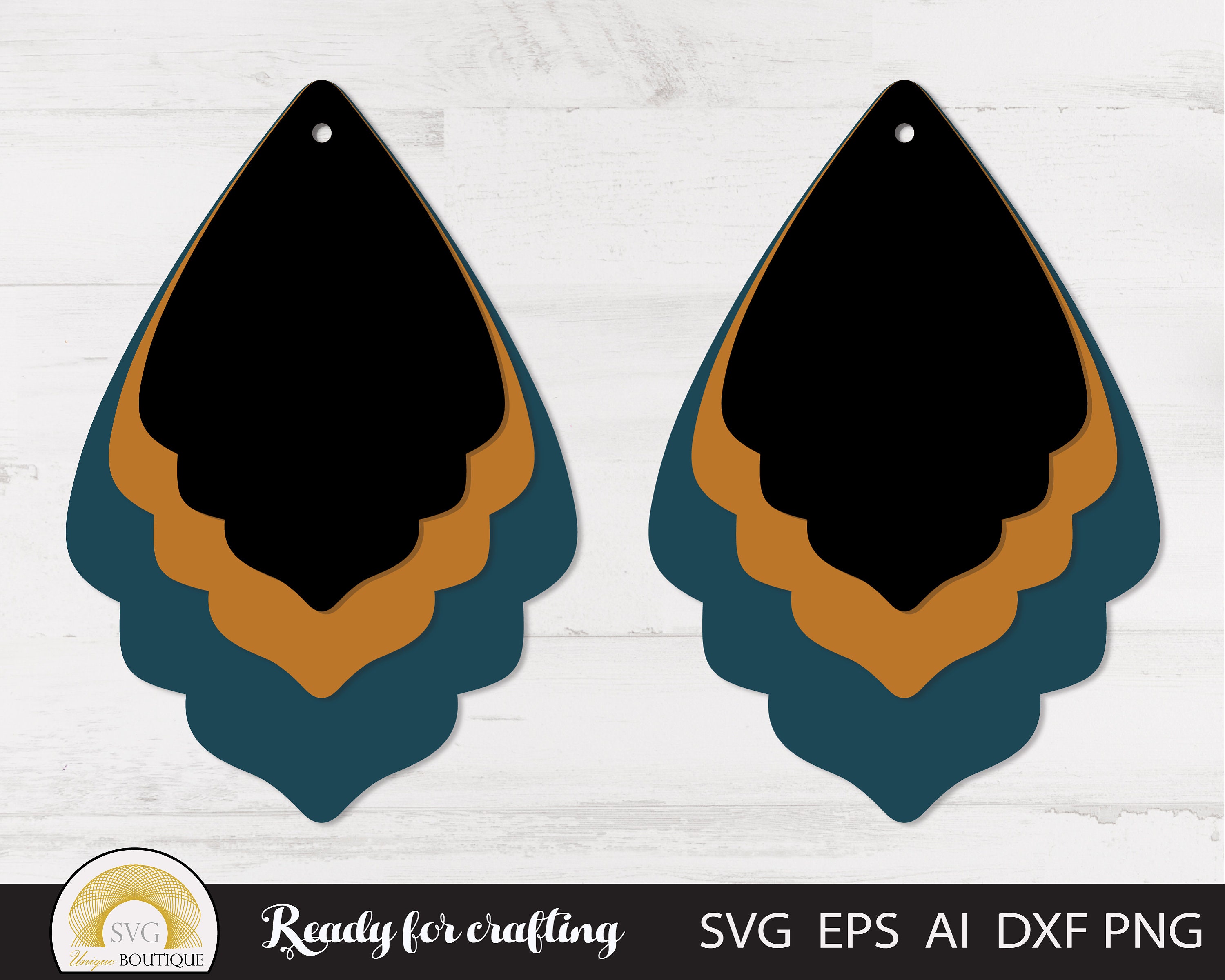 Earring Svg, Earring Template, Svg Files for Cricut, Earring Cut File ...
