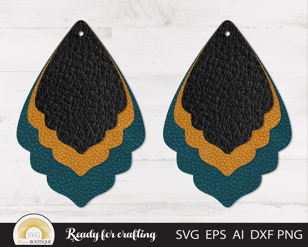 Earring Svg, Earring Template, Svg Files for Cricut, Earring Cut File ...