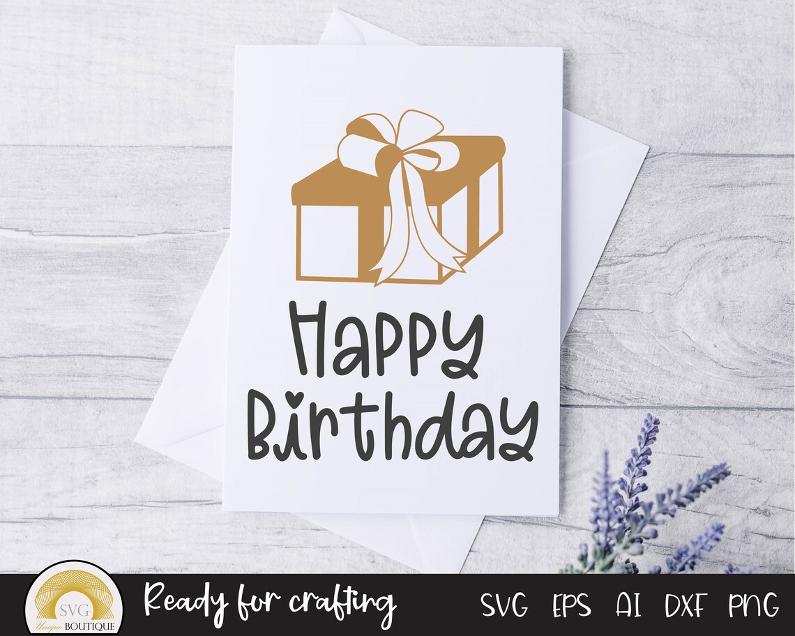 Happy Birthday Svg Gift Svg Birthday Party Svg Svg Files - Etsy
