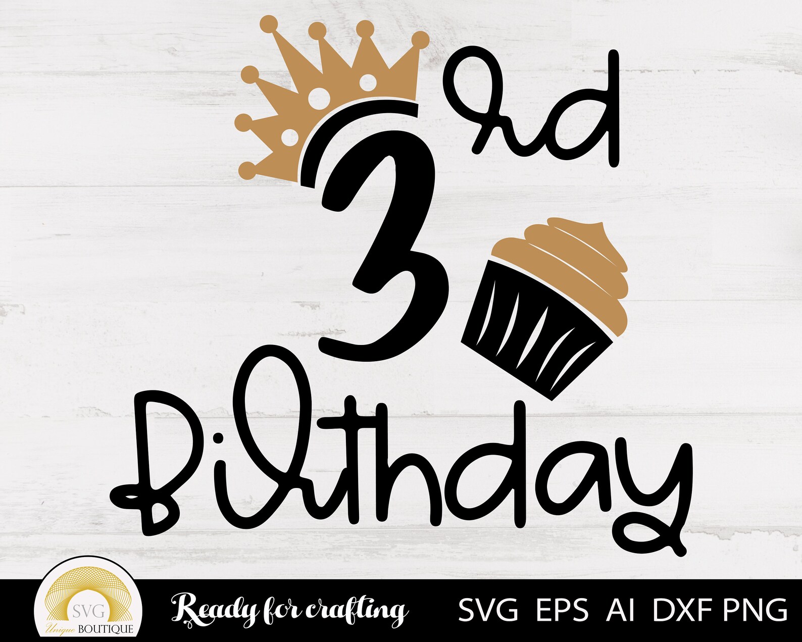 3rd Birthday Svg Happy Birthday Svg Birthday Girl Svg - Etsy