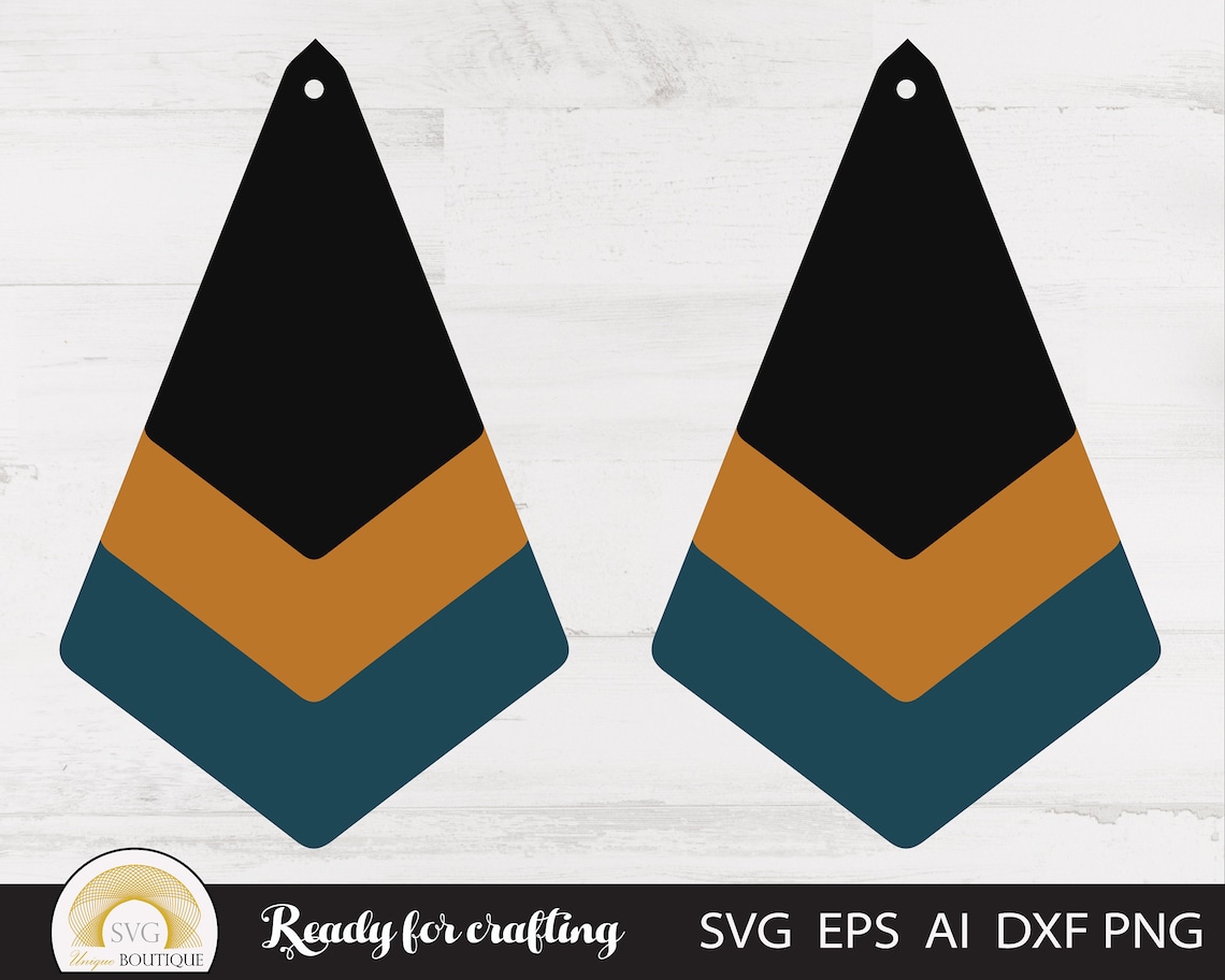 Earring Svg Earring Template Svg Files for Cricut Earring - Etsy